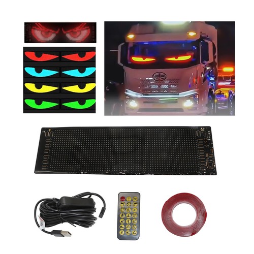 Truck-Specific Devil's Eye LED-Screen Car Eye Light Truck Dynamic LED ...