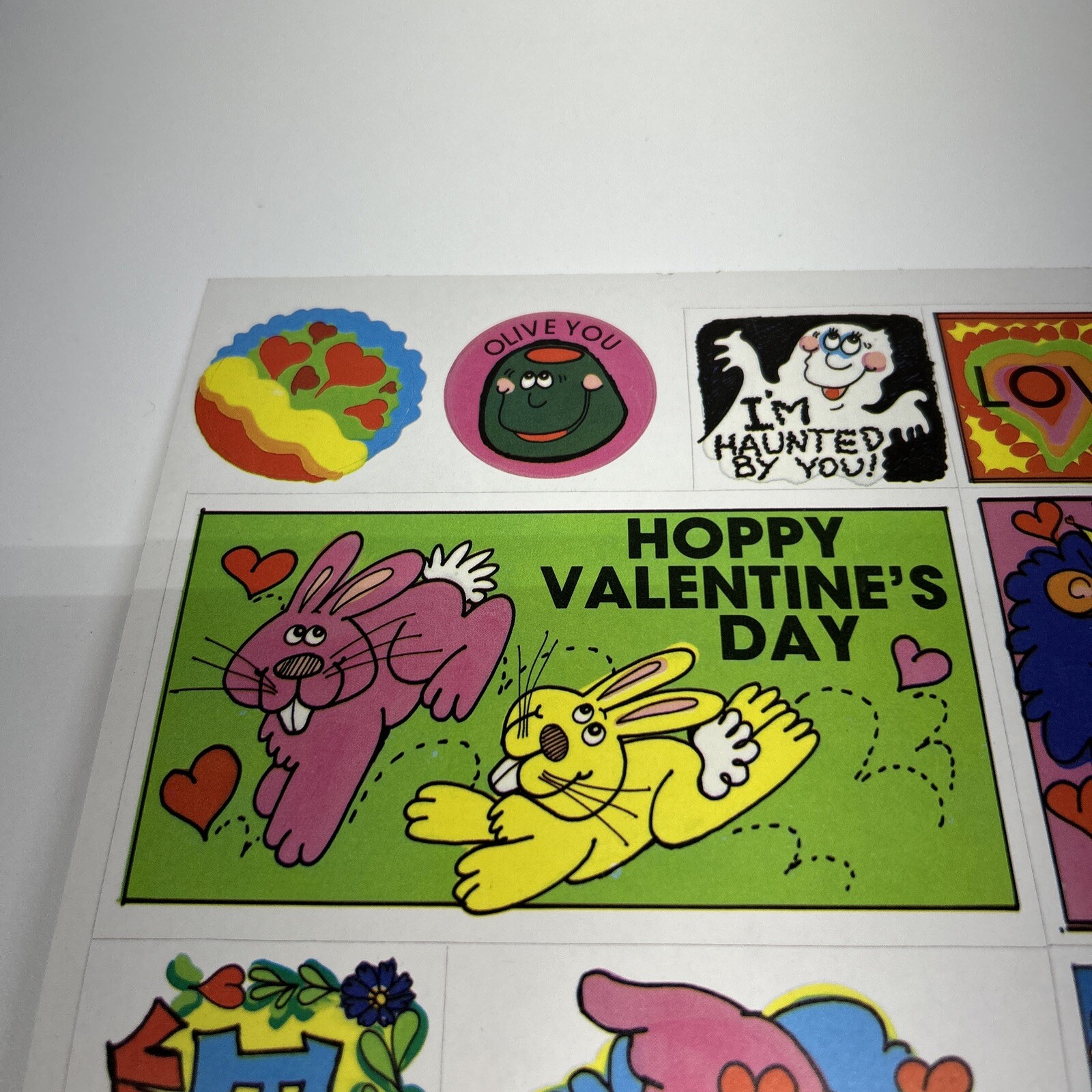 Vtg 1985 Stickers Troll Associates Reading Book Club School Valentine ...
