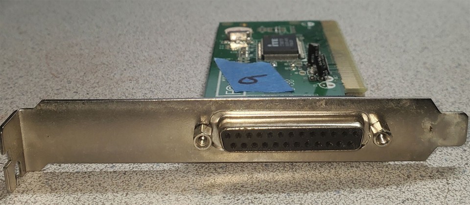 ITE MP8875 PARALLEL PCI CONTROLLER INTERFACE CARD | eBay