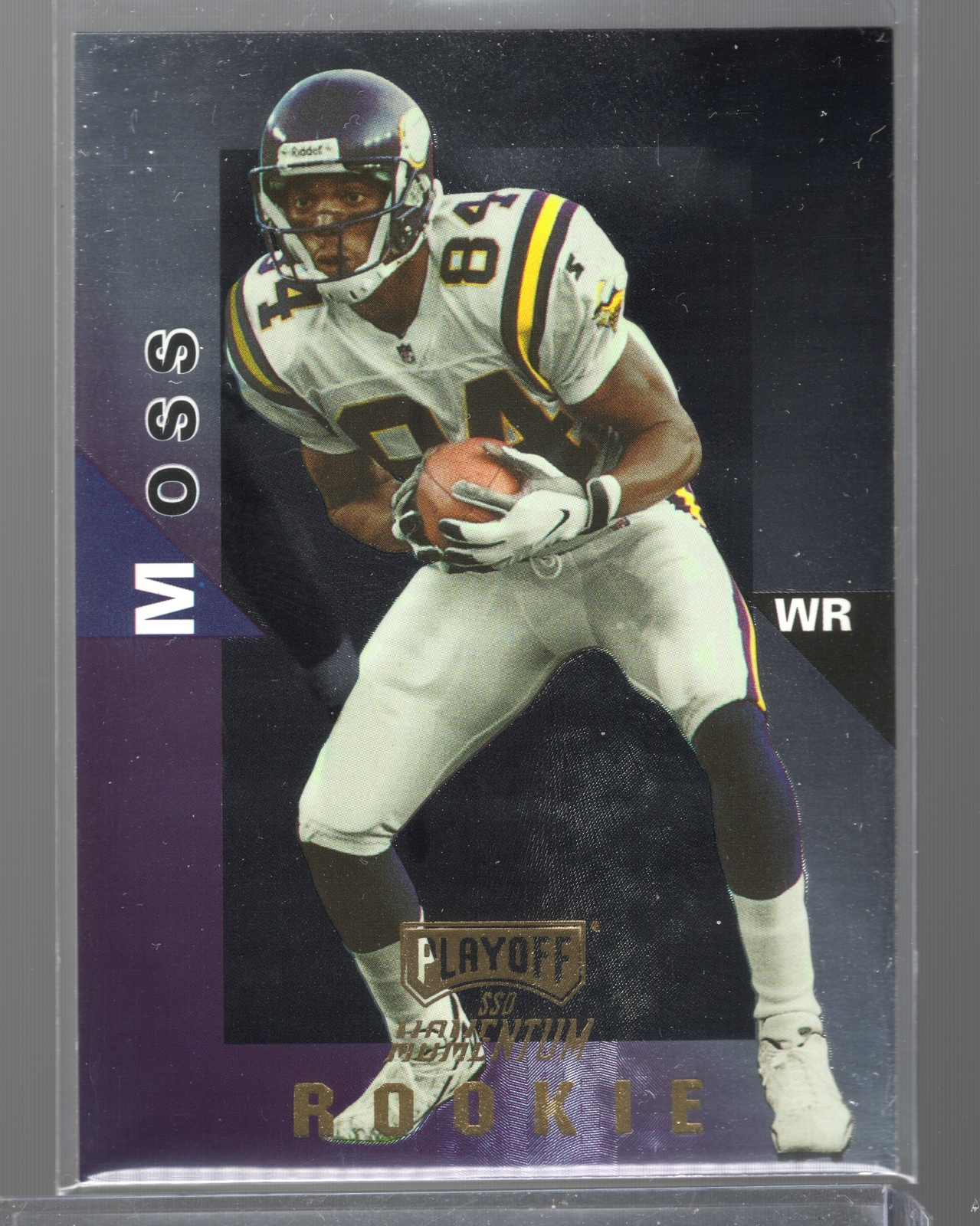 Randy Moss 1998 Playoff Momentum SSD Hobby #131 Vikings Rookie Card RC ...