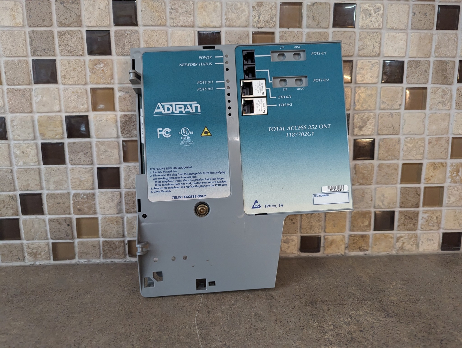 ADTRAN 1187702G1 TOTAL ACCESS 3520NT GPON SFU ONT 2ND GEN | eBay