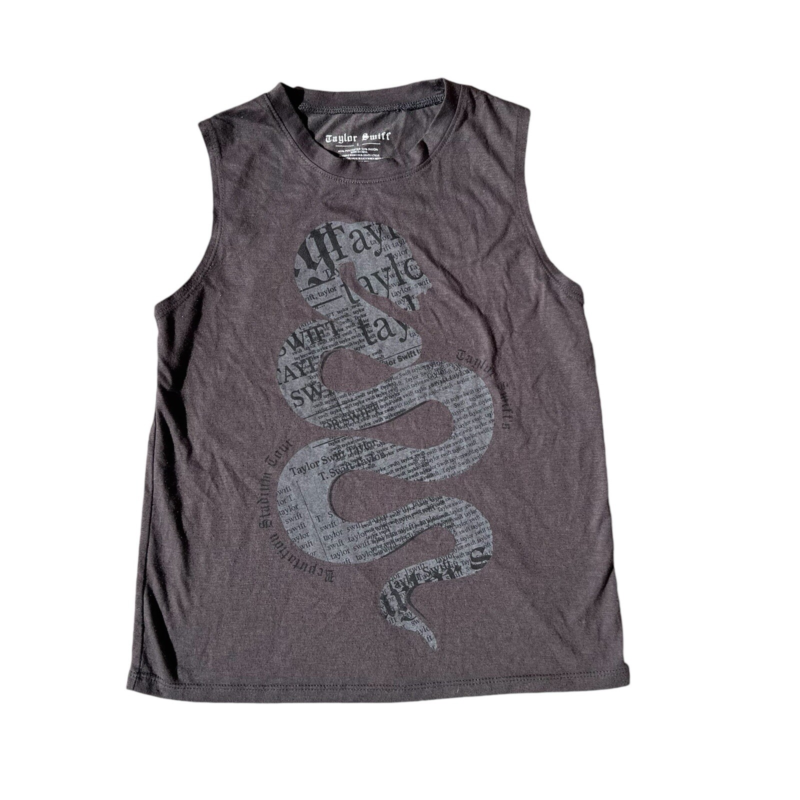 Taylor Swift Reputation Tour 2018 Snake Tank Top Smal… - Gem
