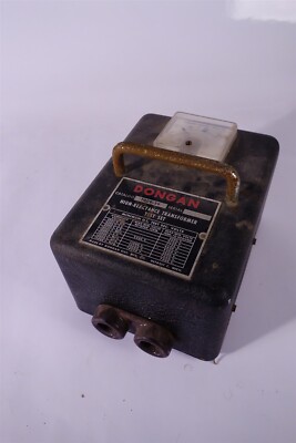 Dongan 1909-59 High-Reactance Transformer Test Set Neon Light Ignition ...