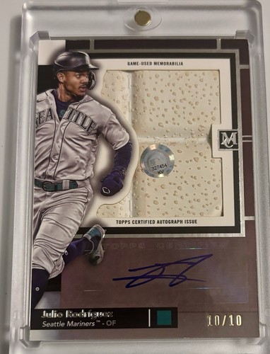 2024 Topps Museum Collection Julio Rodriguez Autograph Game Used Base ...