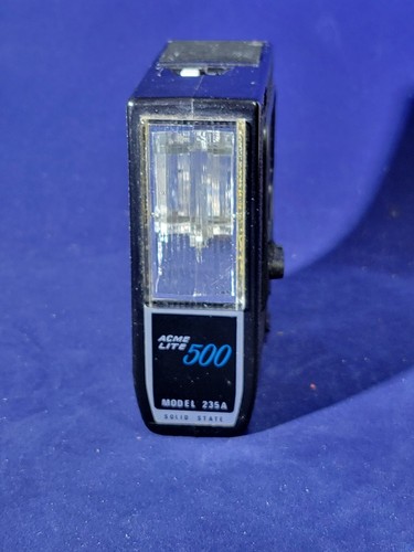 Vintage Acme Lite 500 Camera Flash Model 235A | eBay