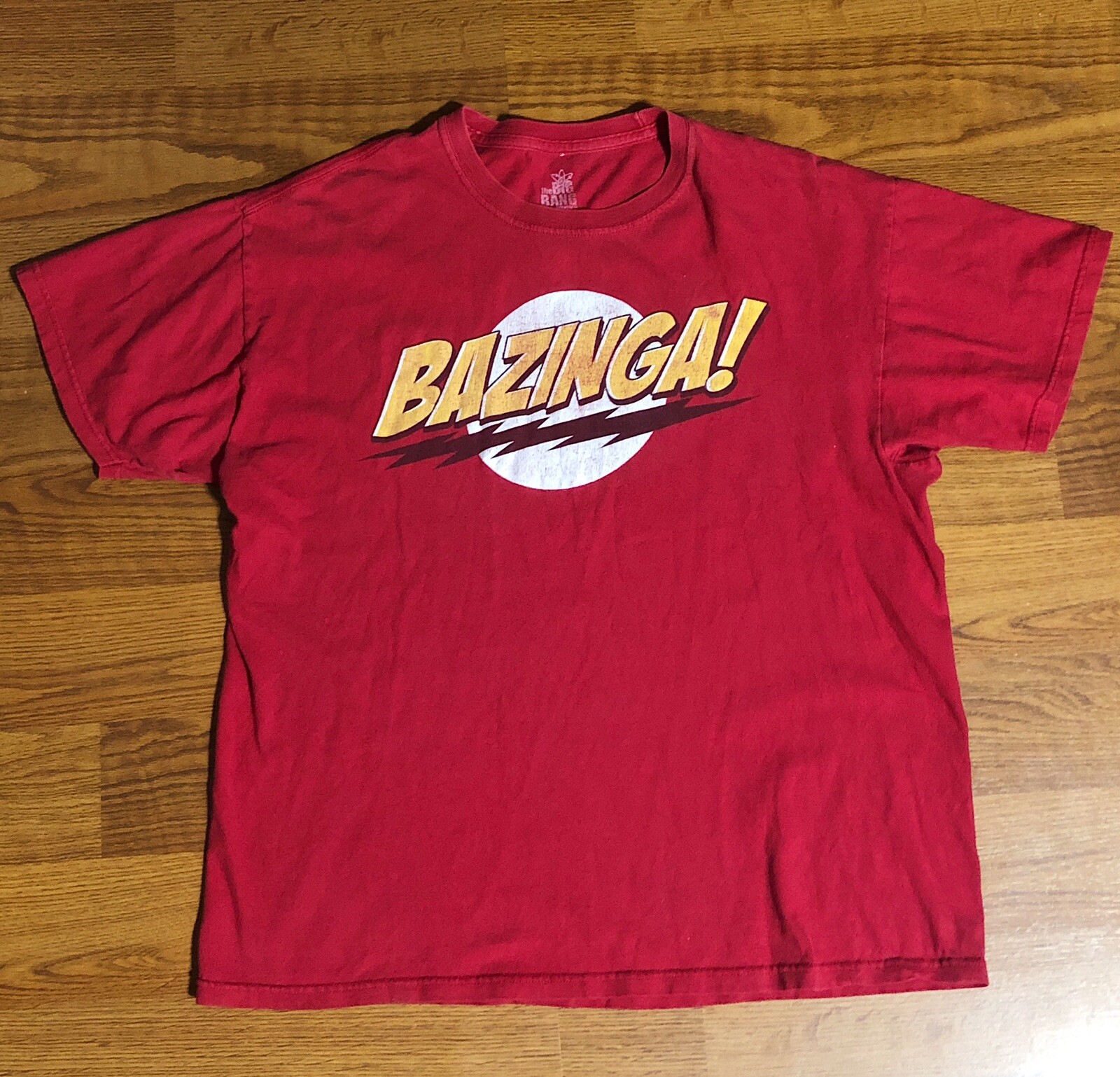 Bazinga The Big Bang Theory Flash Sheldon Red T Shirt… - Gem