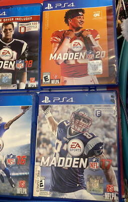 Playstation 4 PS4 Madden 4 Game Bundle Madden 16 Madden 17 Madden 18 ...