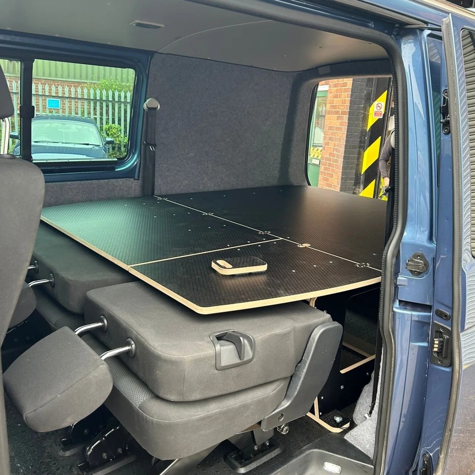 BEKULE XW Split Kombi utility bed pod VW T5 t6 Transporter camper SWB ...