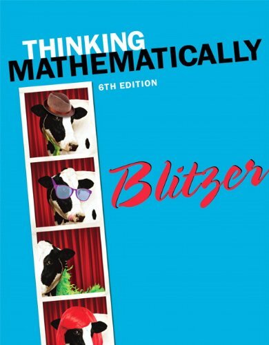 Thinking Mathematically by Blitzer Robert F. 9780321867322| eBay