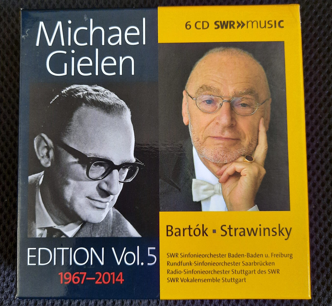 Michael Gielen Edition Vol 5 - Bartok, Stravinsky (Strawinsky) 6 CD SWR ...