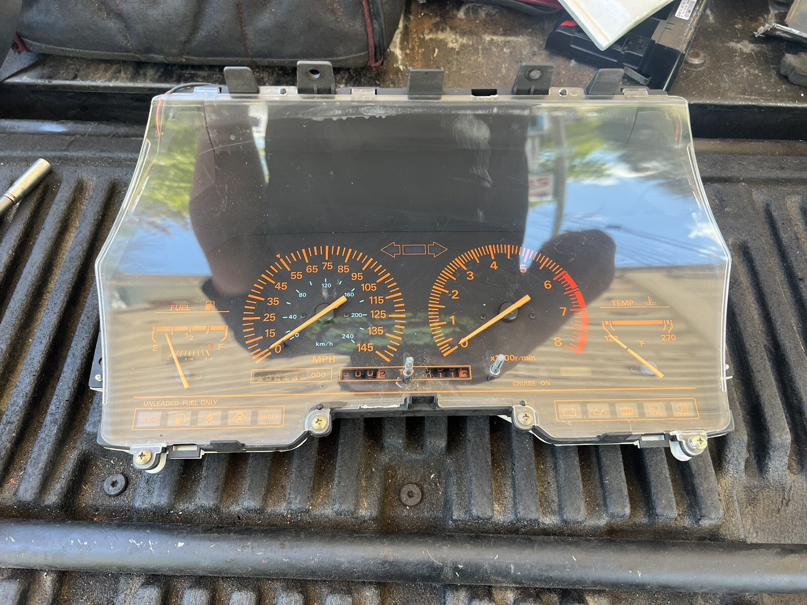 84-86 Nissan 300zx OEM Analog Main Gauge Cluster 126k Miles | eBay