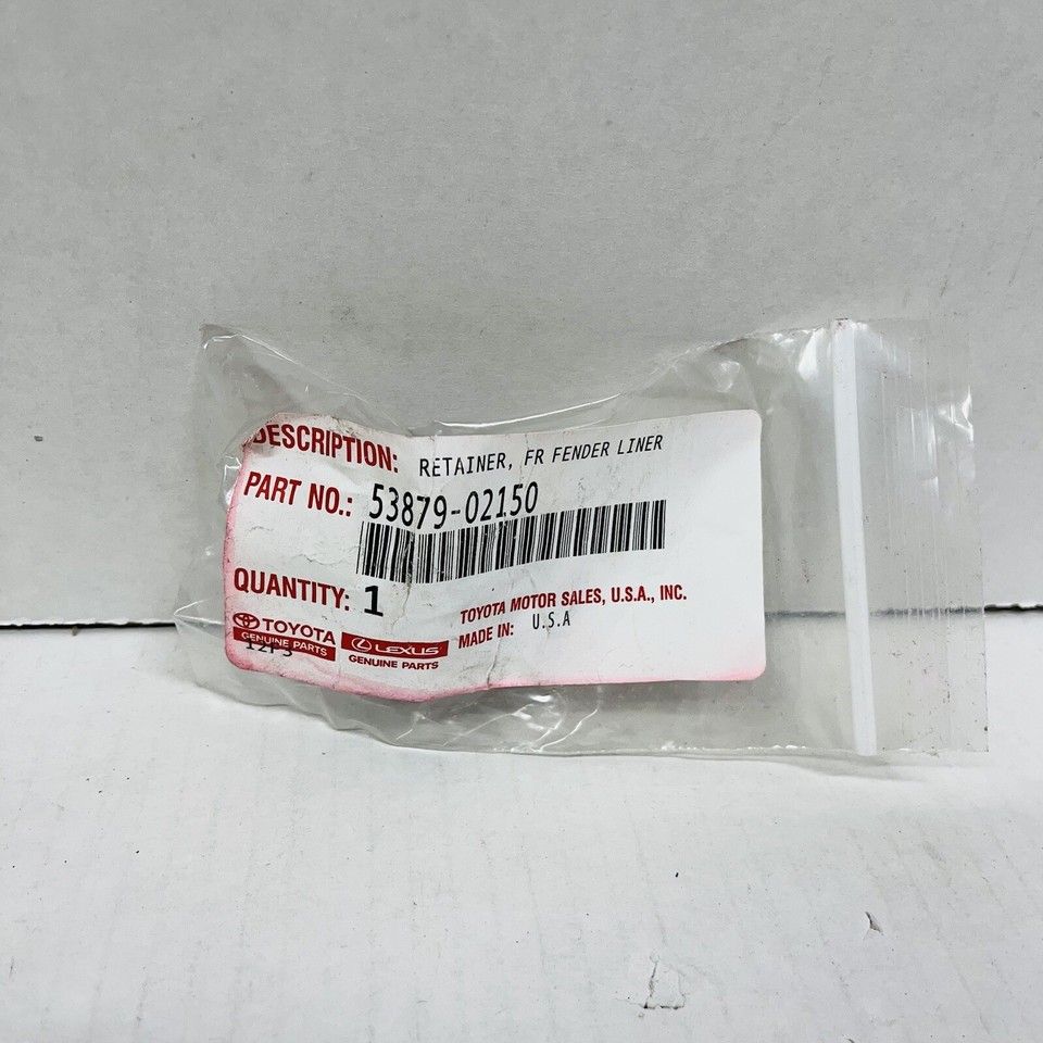 20 to 21 Toyota Corolla Camry Retainer Front Fender Liner 53879-02150 ...