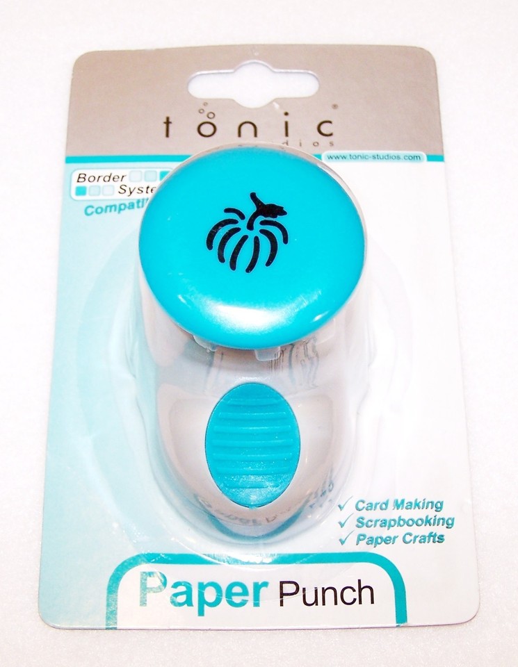 NEW Tonic Boot Punch SMALL PUMPKIN for Cards Craft Scrapbooking Altered ...