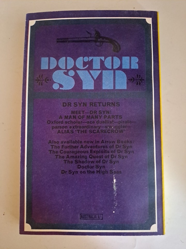 Doctor Syn Returns by Russell Thorndike. | eBay UK