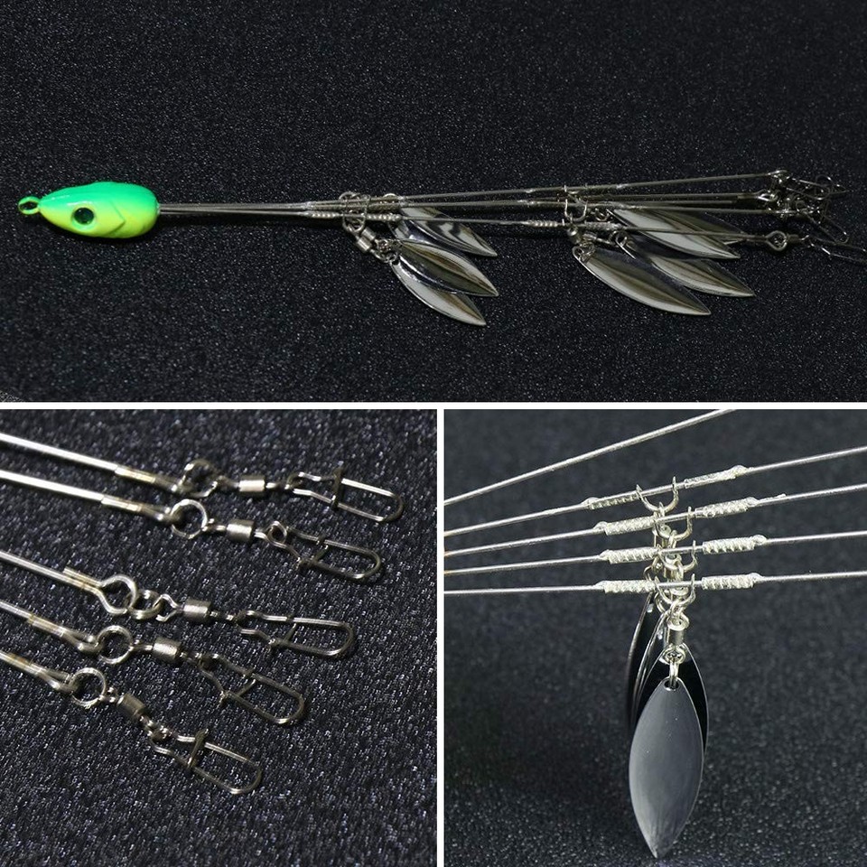 HCHinn 3 Wire Alabama Rig Umbrella Fishing Lure Bass 3-Pack Alabama Rig ...