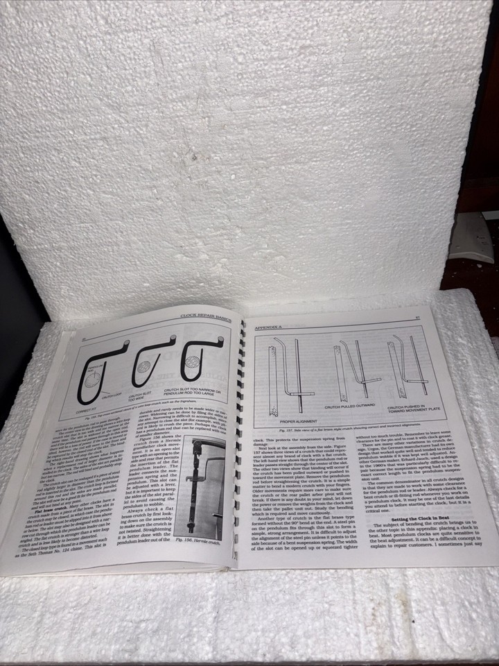 Clock Repair Basics Steven G Conover Beginner Repair Manual- Z#35 | eBay