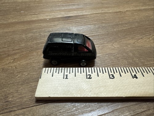 Vtg 1984 Convertors Select Black Van Mini Bot Action Figure Car Diecast ...