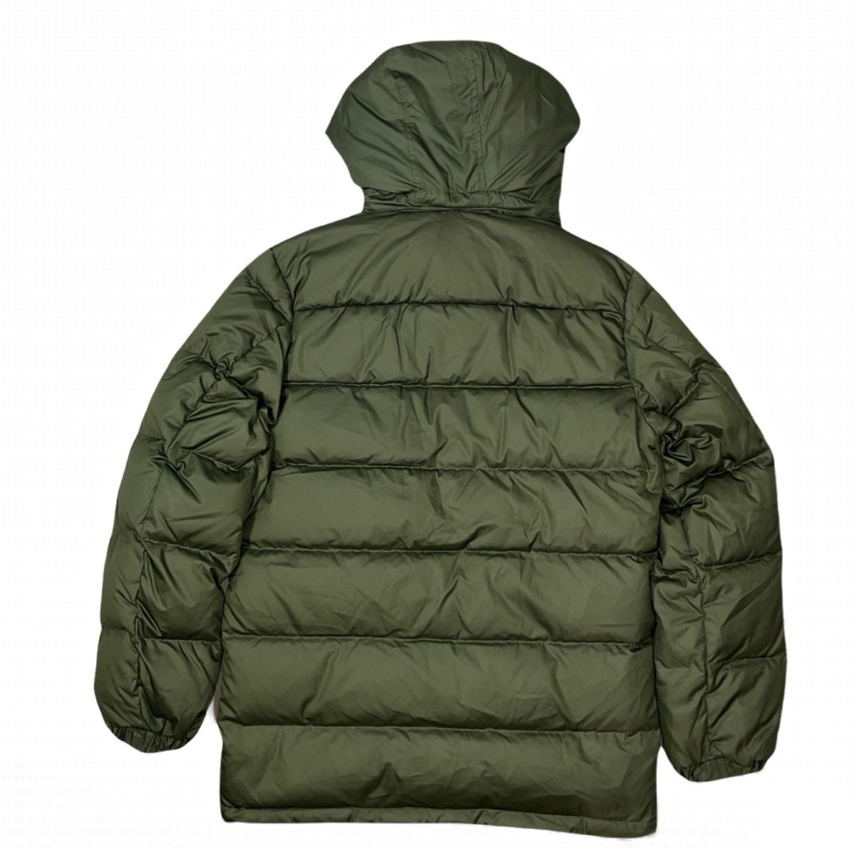 Eddie Bauer Mens Full Zip Down Removable Hood Winter Parka Green Jacket ...