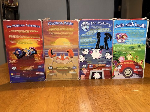 Pokémon - Lot Of 8 VHS Tapes - VIZ VIDEO - 1998 (Used) | eBay