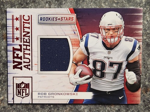 Rob Gronkowski 2018 Rookies & Stars NFL Authentic Relics Jersey Patch ...