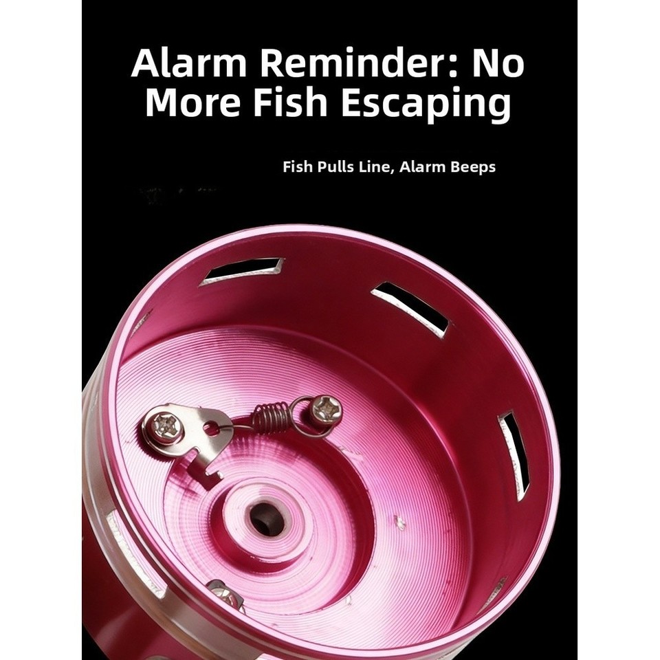 Fishing Reel Aluminum Spool Shore Fishing All-metal Construction Metal ...