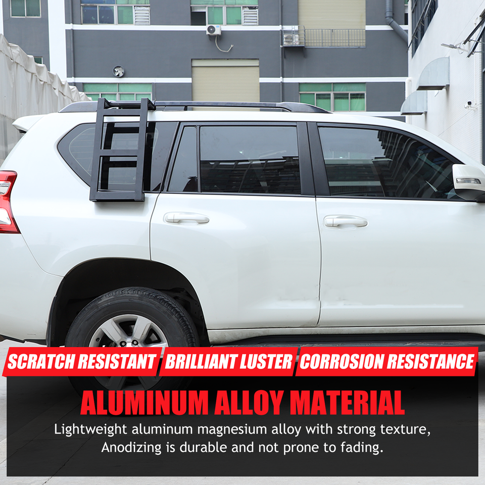 Ladder FOR 2008-2022 Toyota Land Cruiser Prado Luggage basket Side ...