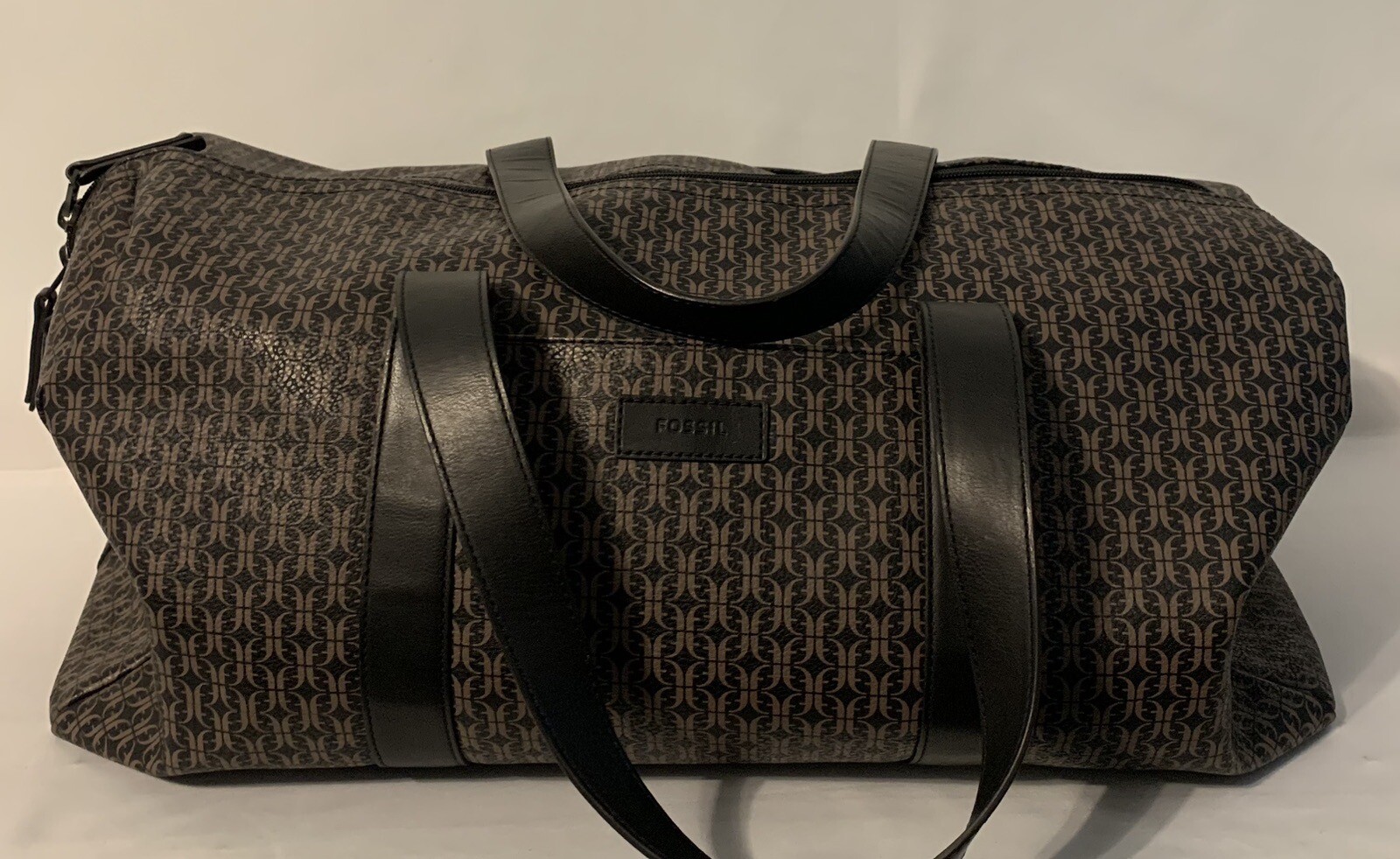 Fossil Kenton Duffle Overnight Gym Weekender Bag Blac… - Gem