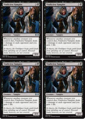 MTG - 4x VINDICTIVE VAMPIRE - Ravnica Allegiance (U) | eBay Australia