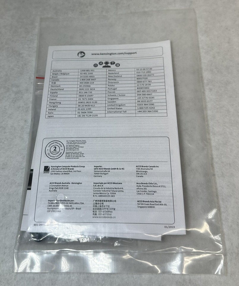 NEW & SEALED Kensington K67913WW USB Port Lock with Blockers | eBay