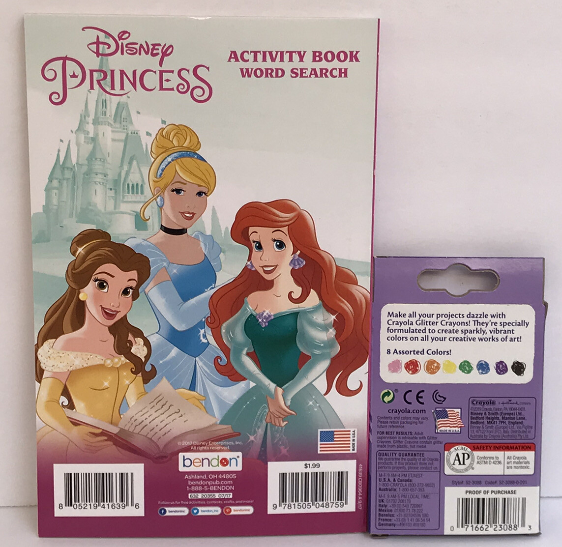 Disney Princess Word Search Book
