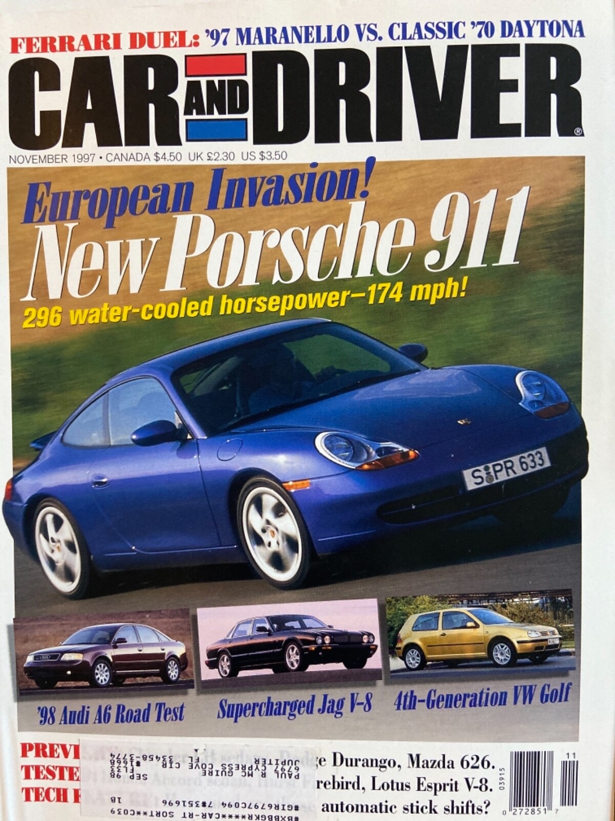 1997 Car and Driver Magazines | eBay