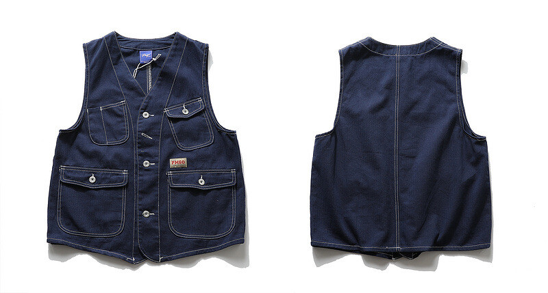 Men Amekaji Multi Pocket Button Vest Fishing Hunting Waistcoat Loose ...