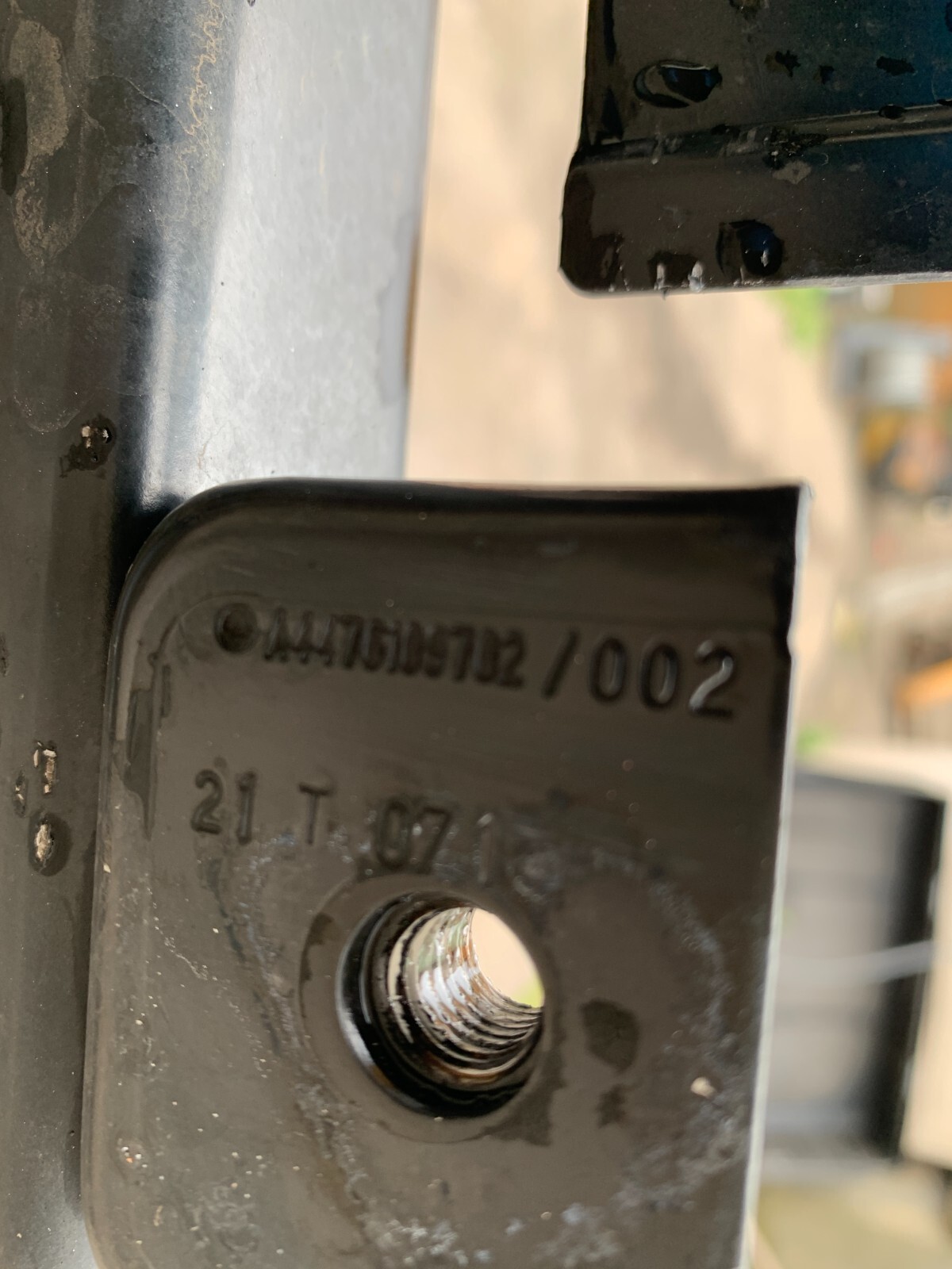 MERCEDES V-CLASS E-VITO ELECTRIC AUTO HIGH VOLTAGE BATTERY PACK BRACKET ...