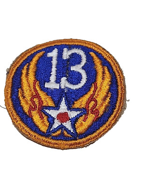 WWII 13th Army Air CORPS (Air Force)-patch JRR 9 | eBay