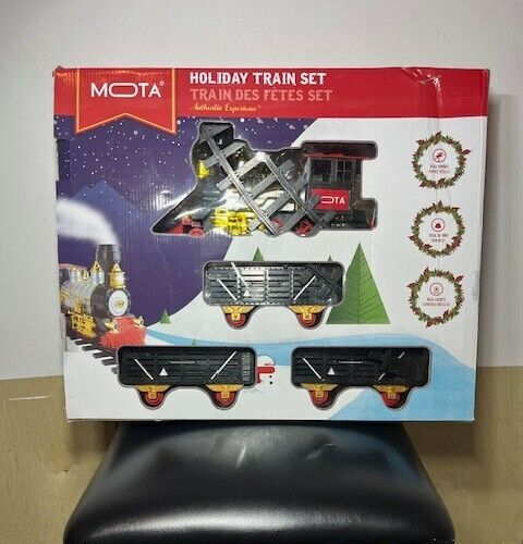 Mota Holiday Train Set In Box Christmas Toy TESTED | eBay