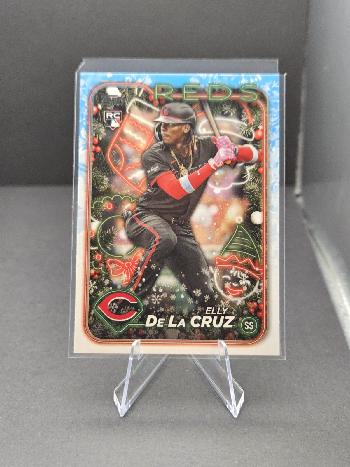 2024 Topps Holiday Elly De La Cruz H102 Rookie Cincinnati Reds RC Card ...