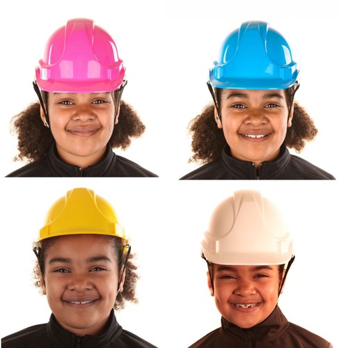 Children, Kids Hard Hat Safety Helmet/Cap One Size Unisex - choice of ...