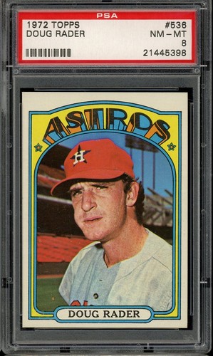1972 Topps Baseball #536 Doug Rader PSA 8 | eBay