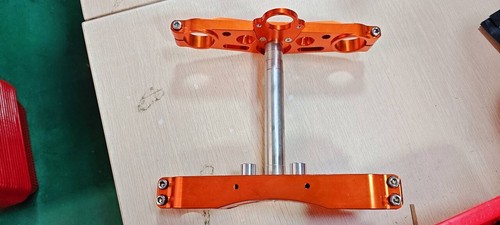 CNC Front Upper&Lower Triple Tree Top Fork Clamp For Grom MSX125 13-15 ...