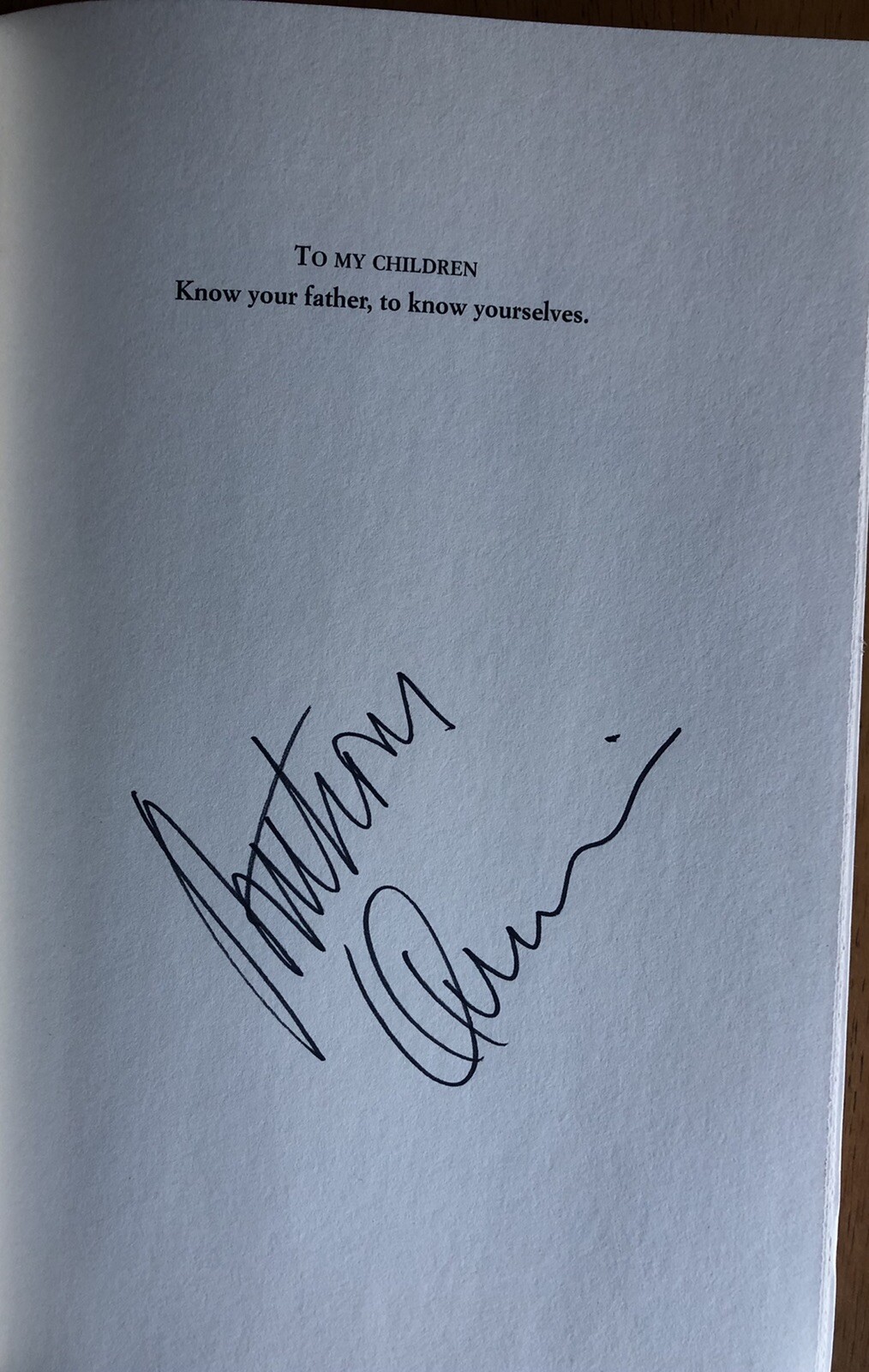 Actor Anthony Quinn Autograph Book "One Man Tango" FIRST EDITION | eBay