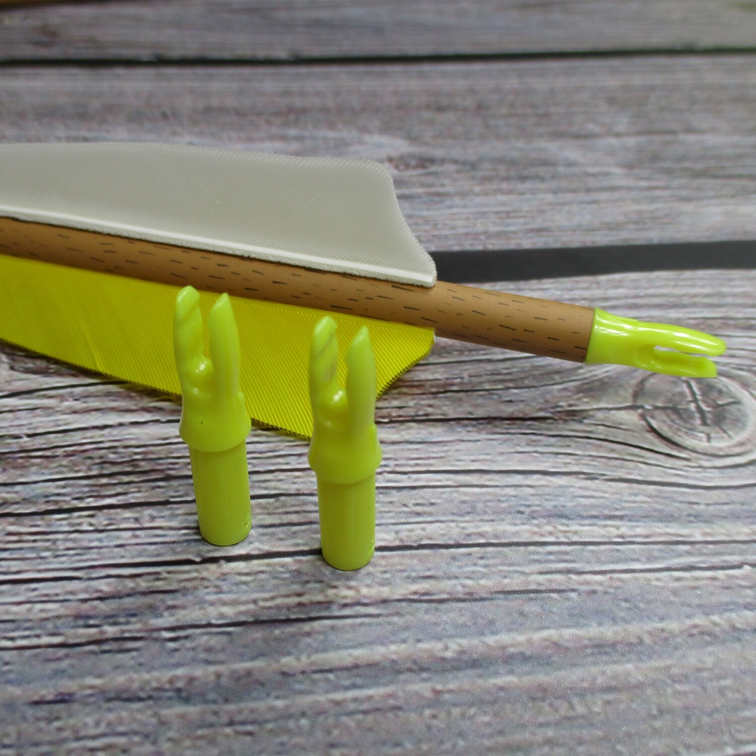 50Pcs Plastic Arrows Nocks ID 6.20mm/.244 inch ID Knock for Archery Bow ...