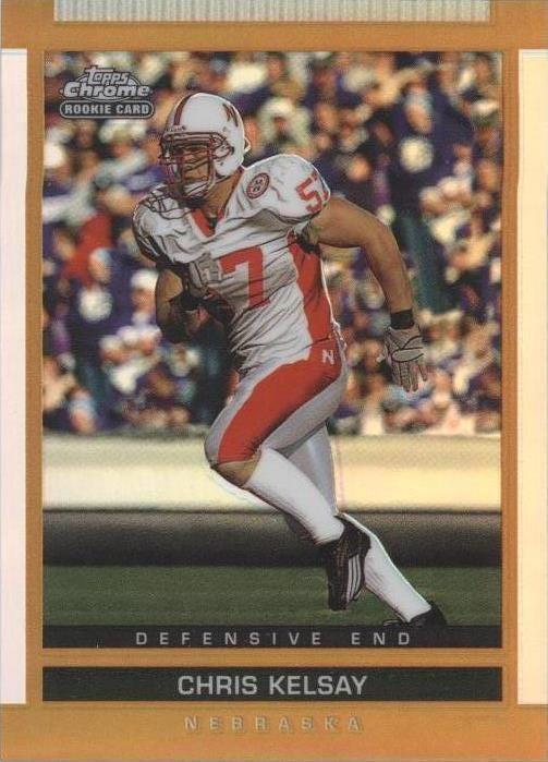 2003 Topps Draft Picks & Prospects - Chris Kelsay #143 Chrome Gold ...