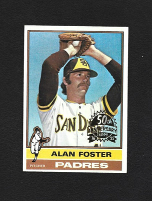 2025 Topps Heritage 1976 Alan Foster #266 50th Anniversary Stamped ...
