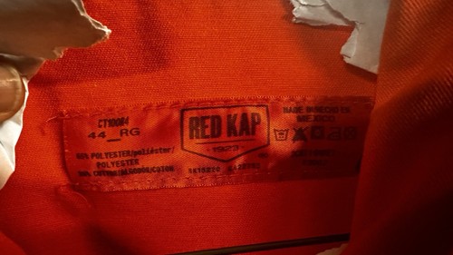 CDCR Official Jail Prison Inmate Orange Jumpsuit Uniform Felon RED KAP ...