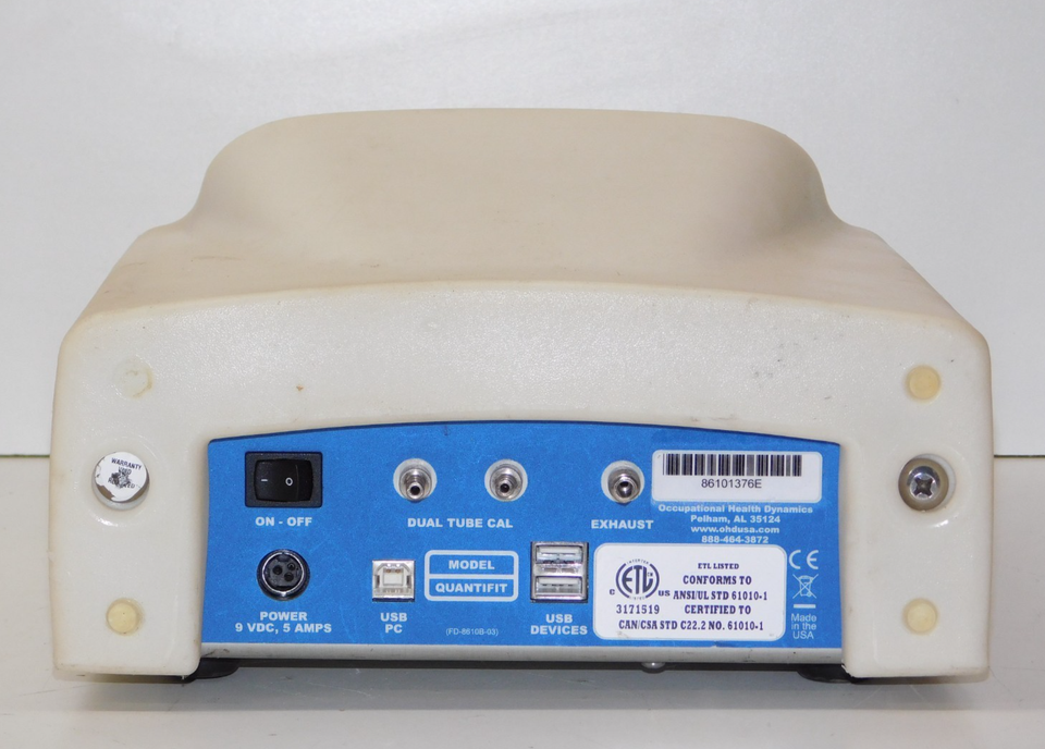 OHD QuantiFit Respirator Fit Tester CNP-Based Controlled Negative ...