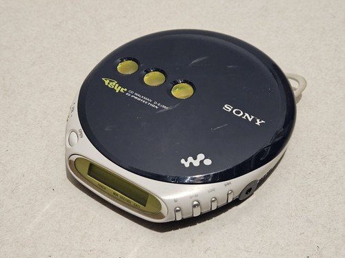 Vintage SONY Walkman D-EJ360 PSYC CD-Player Blue/White - TESTED ...