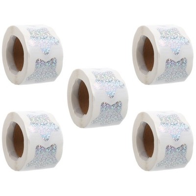 5 Rolls Decorative Shiny Decals Children Incentive Stickers Stars for ...