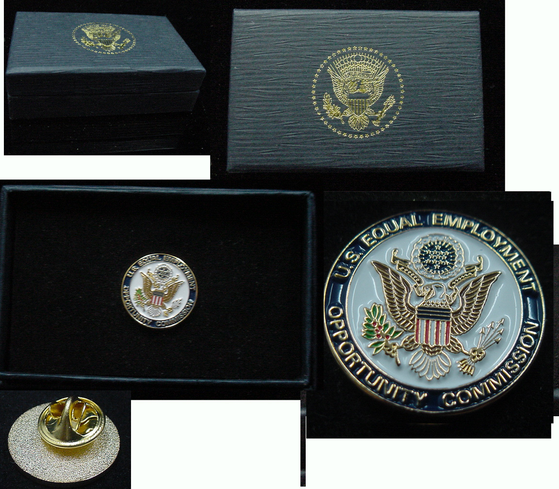 US Equal Employment Opportunity Commission Lapel Pin no signature New ...