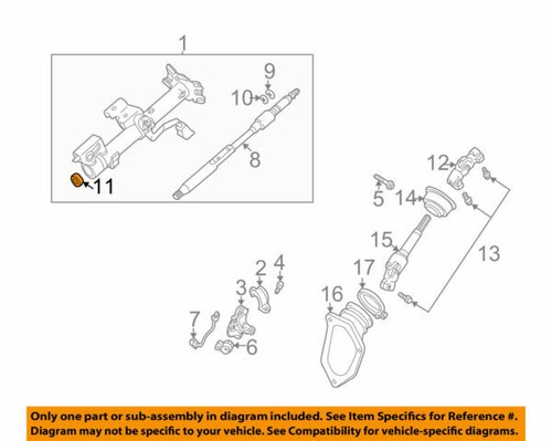 45274-42010 Toyota Bearing(for steering main shaft) 4527442010, New ...