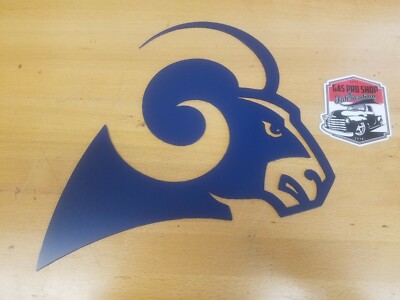 LA Rams Metal Wall Art Plasma Cut Home Decor Gift Idea NFL Football | eBay